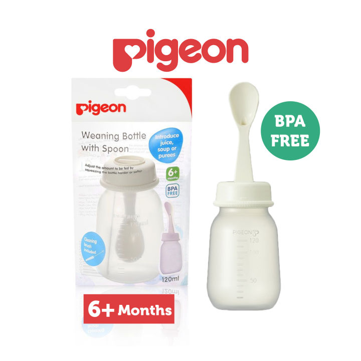 Weaning Bottle With Spoon, 120Ml | Daraz.com.np