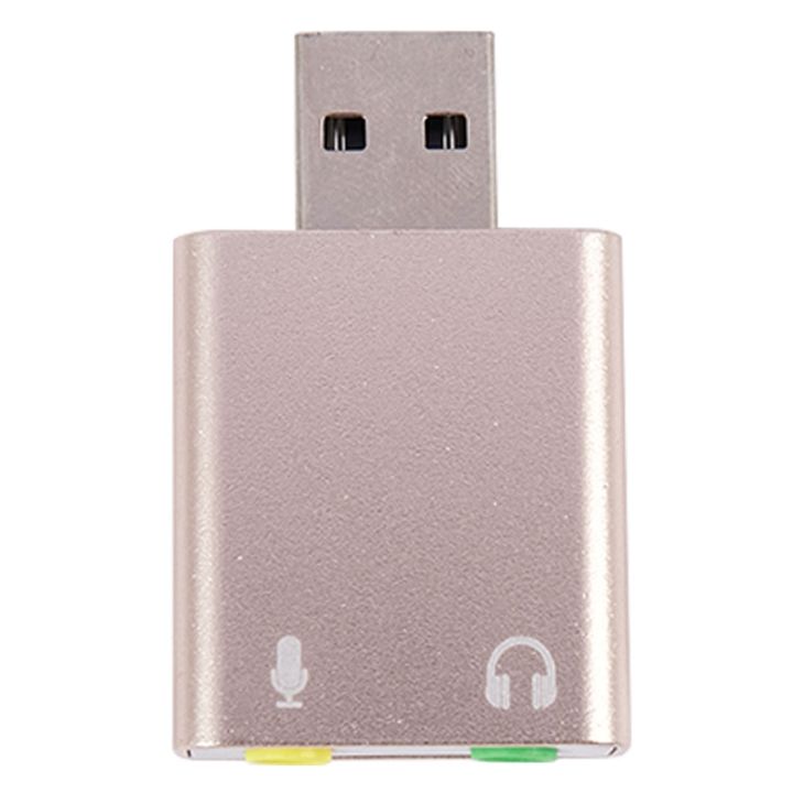 Usb Sound Card 7.1 External Usb To Jack 3.5Mm Headphone Adapter Stereo ...