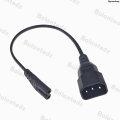 QiyuanshopProfesional IEC 320 C14 3PIN Male Plug to Figure 8 C7 2PIN ...