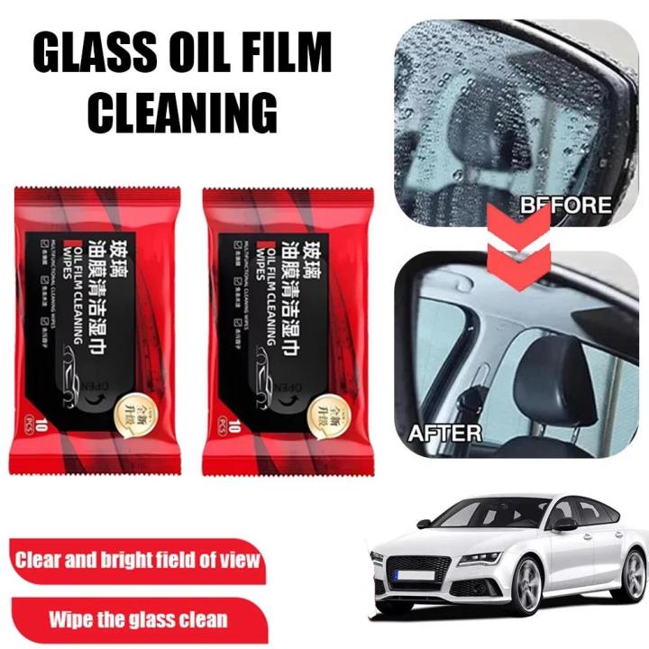 10-30Pcs Car Glass Oil Film Removal Wipes Oil Film Cleaning Wipes ...