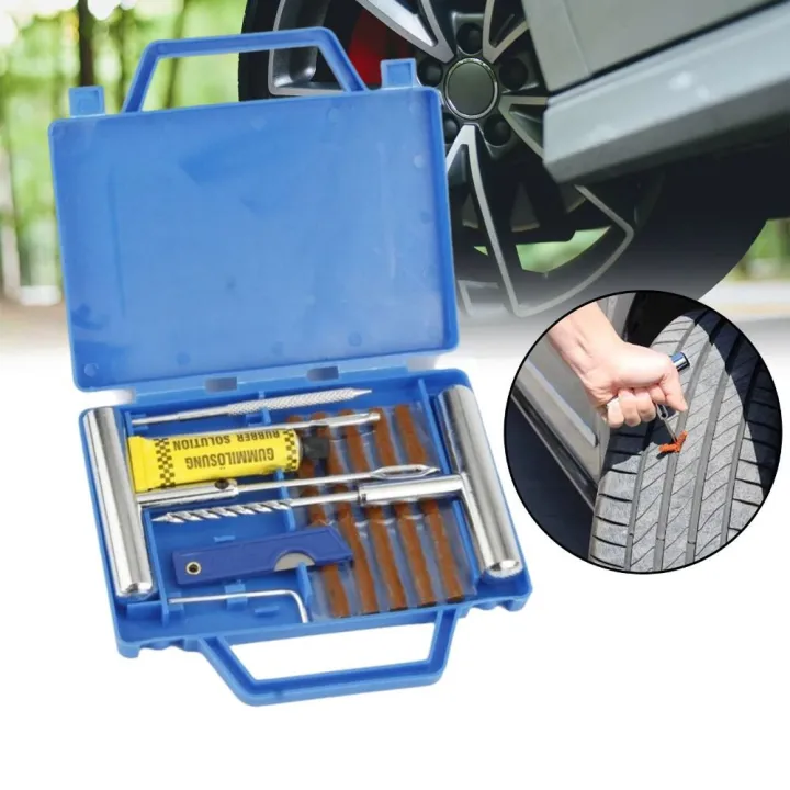 Puncture Repair Heavy Duty Tire Repair Tool Kit Repair Tools Mini Tool ...