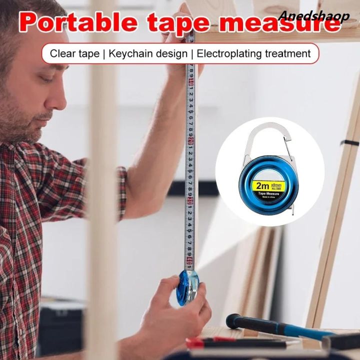 Anedshaop Retractable Keychain Tape Measur Portable Mini Centimeter ...