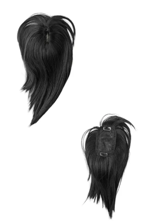 14 Inches Synthetic Hair topper for women/ Hair Patch/ Hair Toupee ...