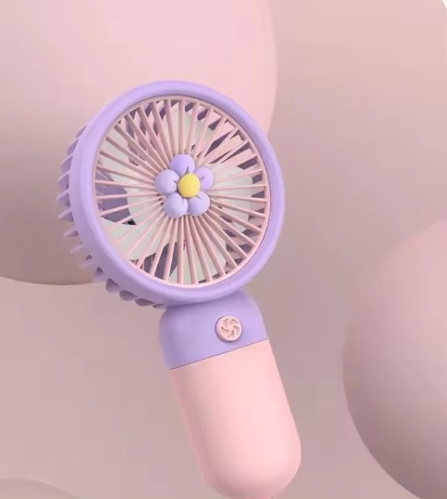 Cute Korean Design Rechargeable Mini Portable Fan | Daraz.com.np