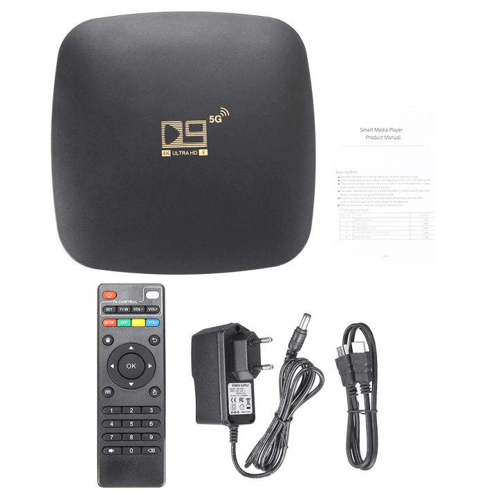 D9 4K Ultra HD Android TV Box |2GB RAM And 16GB ROM | Daraz.com.np