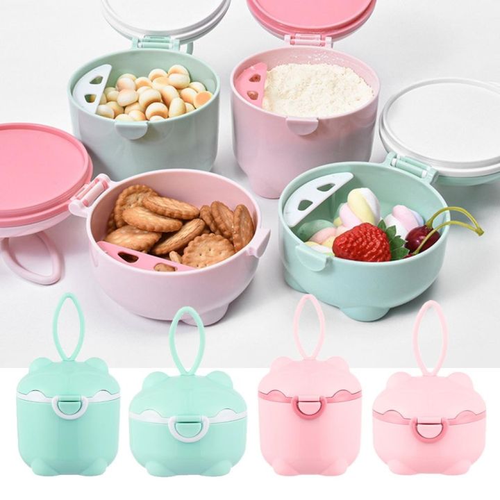Travel Baby Formula Dispenser & Snack Container: Convenient Milk Powder ...
