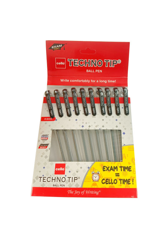 Cello Techno Tip ball Pen (Pack Of 10 Pcs) | Daraz.com.np