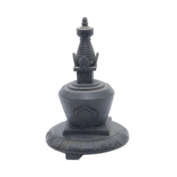 Black Wooden Stupa Sculpture | Daraz.com.np