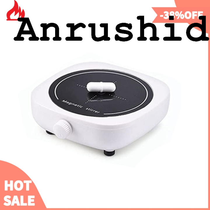 Anrushide Magnetic Stirrer Mini Lab Stir Mixer Portable Stirrer Plate ...