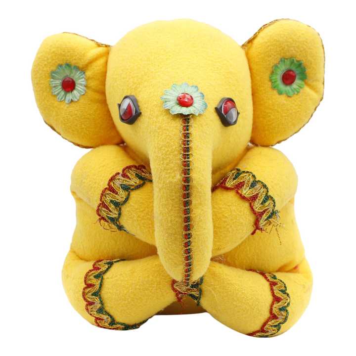 Yellow Lord Ganesh Doll 2 No. | Daraz.com.np