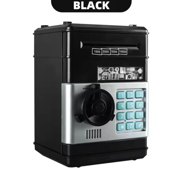 Kids Bank Counter Password Coin Security Mini Piggy Bank Piggy Automatic Cash Savings Box ...