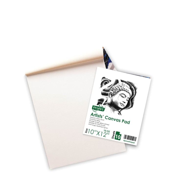 ProArt Artist Canvas Pad 10x12 Inches, 10 Sheets | Daraz.com.np