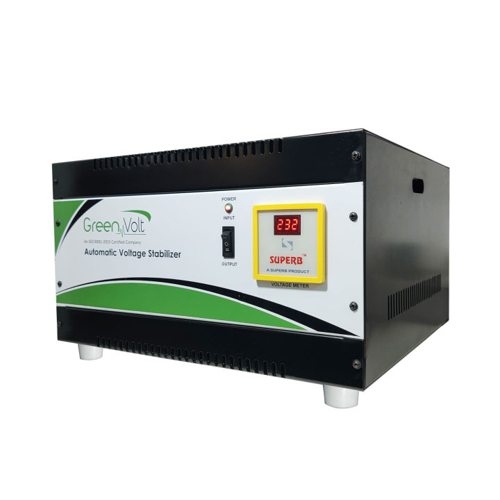 10KVA Digital Voltage Stabilizer, 90V-300V (Bypass System and Mains MCB) For Main Line | Daraz ...