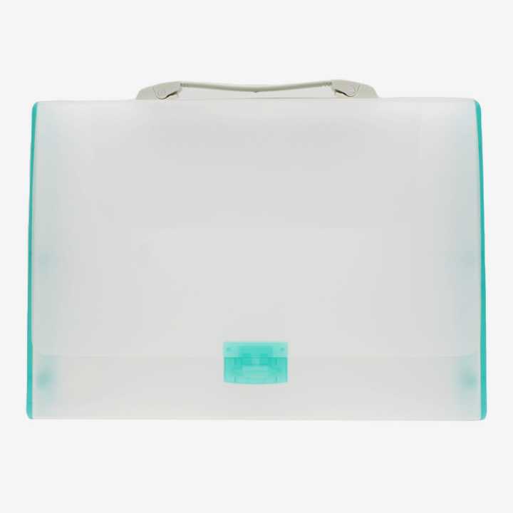 Silver Color Comix A4 Clear File Box With Handle | Daraz.com.np