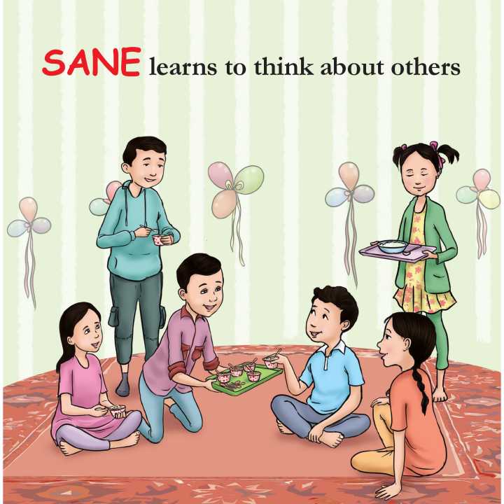 Sane Learns To Think About Others, Pictorial Children's Book, Publisher ...