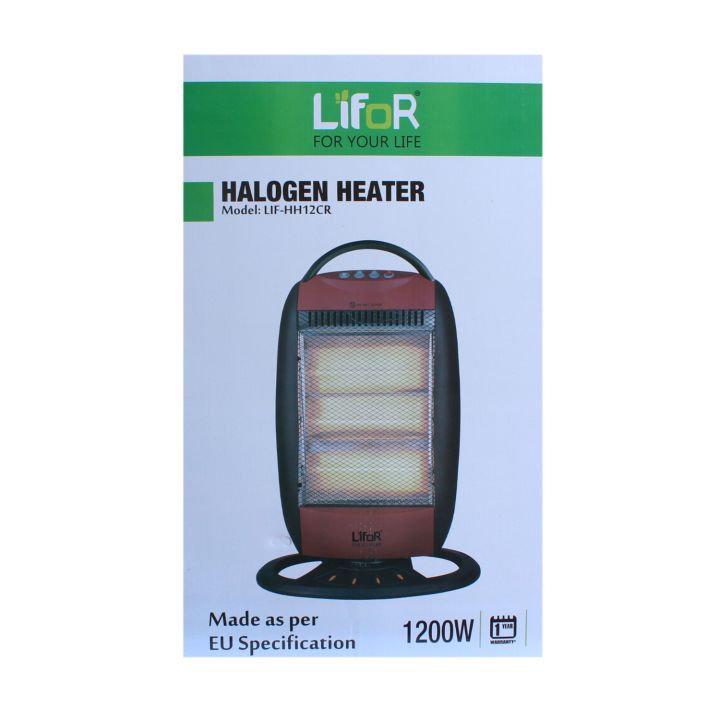 Lifor LIF-HH12CR/DR Red/Black Heater 1200W | Daraz.com.np