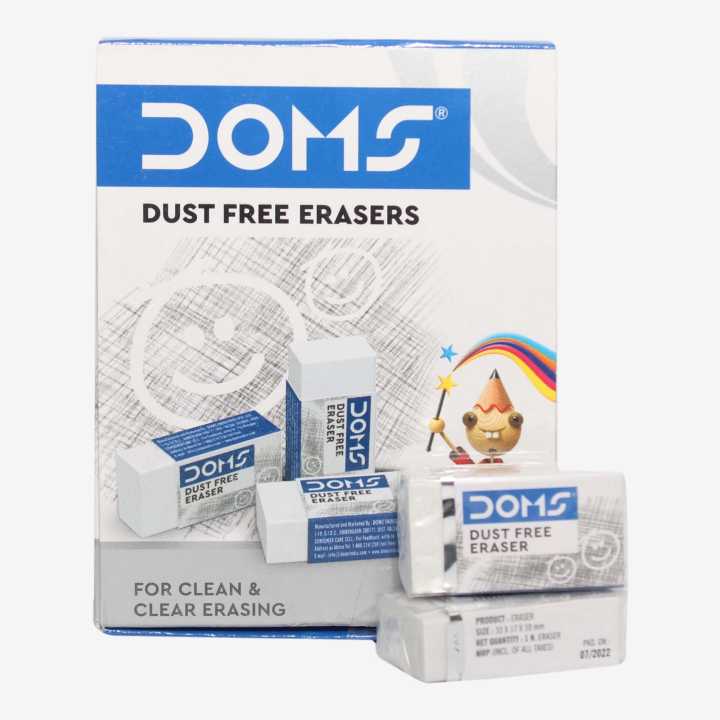 Doms Non-Dust Eraser (Pack Of 20) | Daraz.com.np