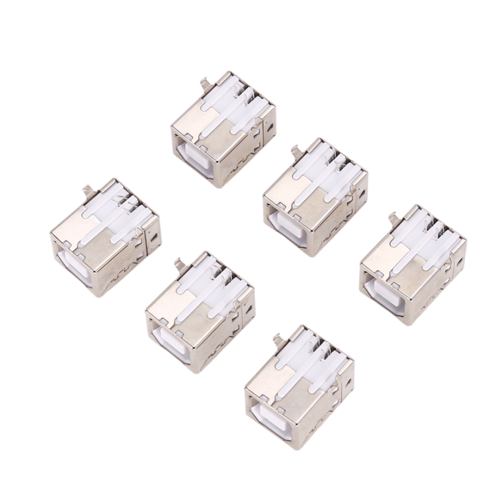 (COKP) Lot of 6pcs Replacement USB Connector socket Type B Female Right ...