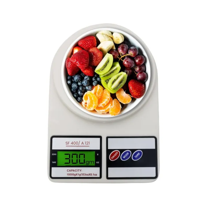 Digital Kitchen Weighing Scale 10Kg – SF400/A121 Model with LCD Display ...