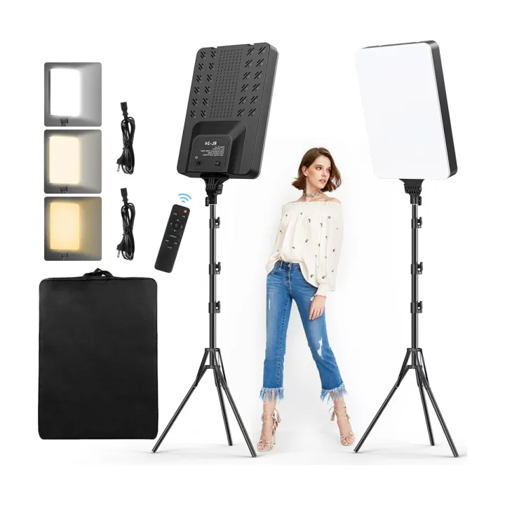 RL-19Photography LED Lighting Panel Light Remote Control for Live ...