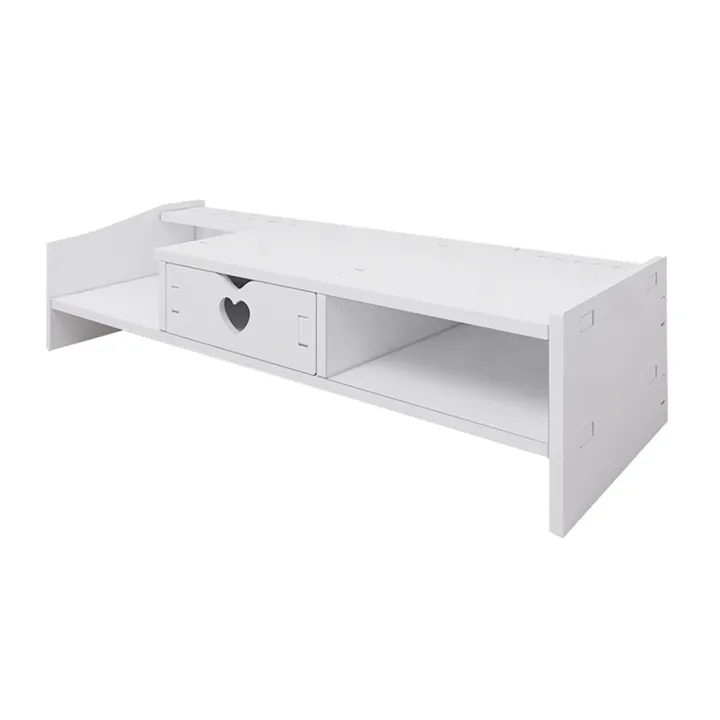 Desktop Computer Elevated Rack Desk Desktop Keyboard Storage Rack ...
