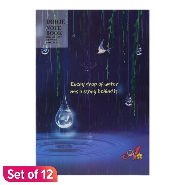 Dorje Note Book A4 Size Set Of 12 | Daraz.com.np