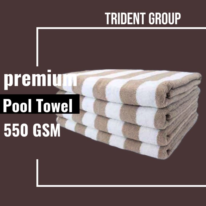 Trident Pool Towel - Stripe - 36x72 inch | Daraz.com.np