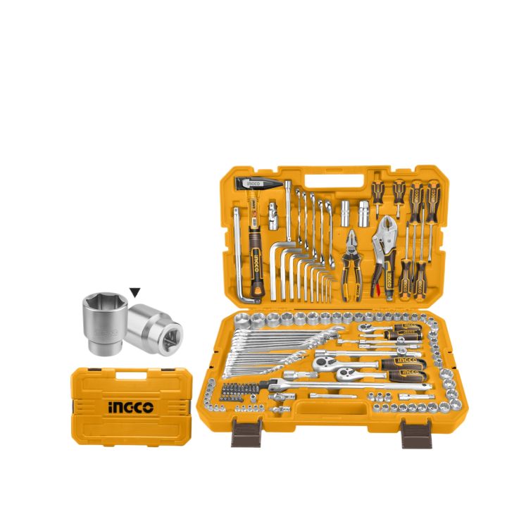 Ingco Brand New 142 Pcs Combination Heavy Tools Set HKTHP21421 | Daraz ...