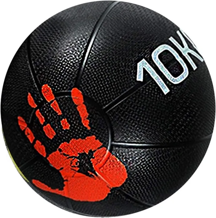 Medicine Ball 10 kg | Elastic Medicine Ball, Fitness Rubber Ball, Full ...