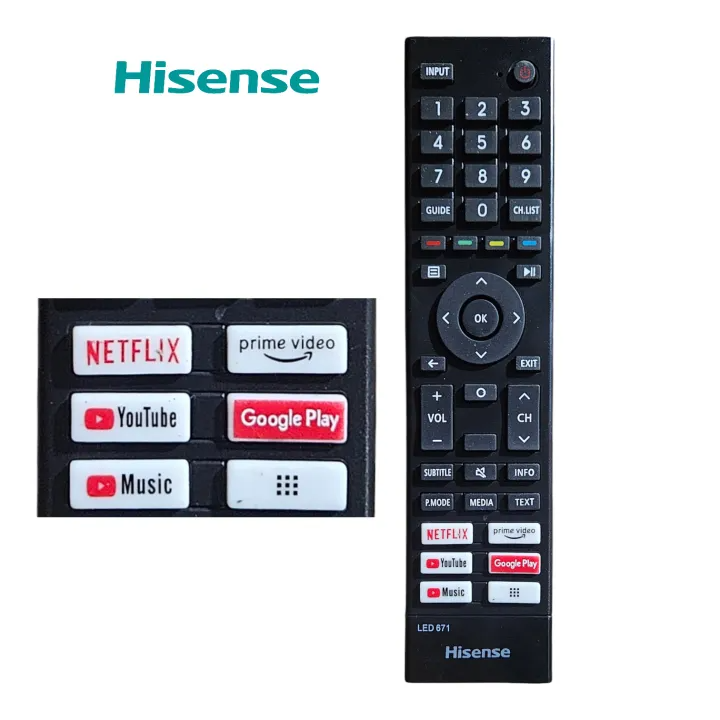 Hisense Smart Tv Remote | Daraz.com.np
