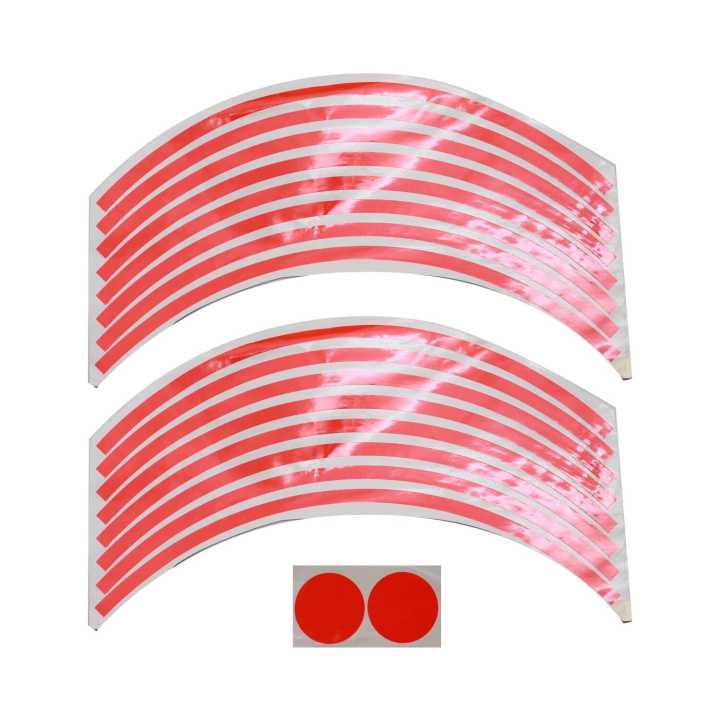 Red Color Radium Rim Sticker For Yamaha Fz V2 | Daraz.com.np