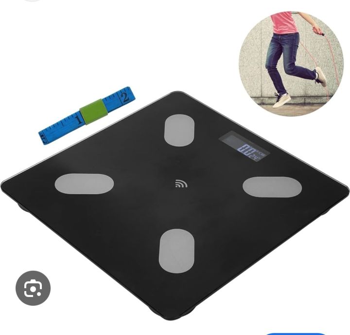 Bluetooth Weighing Scale Human Body Weight Machine Digital (Tempered ...