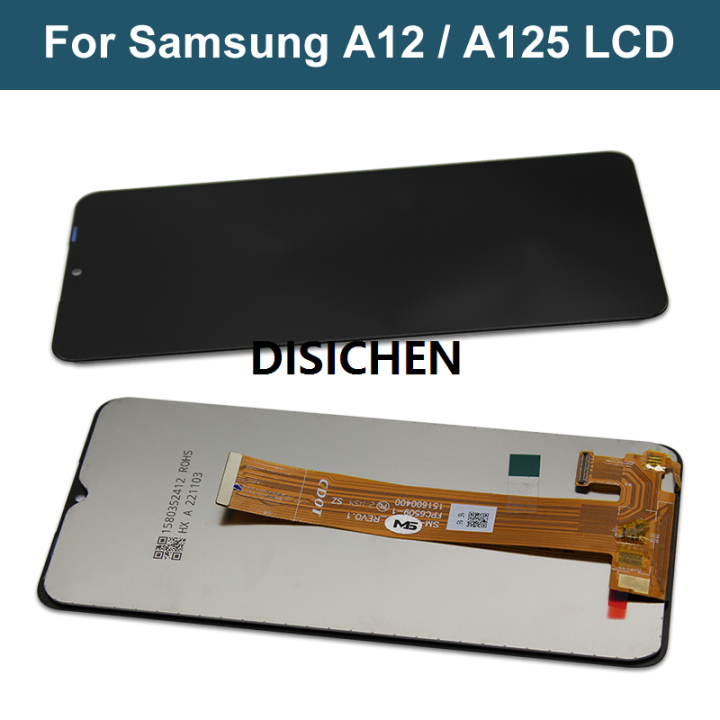 DISICHEN CHOICE For Samsung Galaxy A12 LCD Display A125 A125F SM-A125F ...
