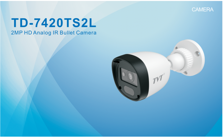 TVT CCTV (TD-7420TS2L) 2MP HD Analog IR Bullet Camera | Daraz.com.np
