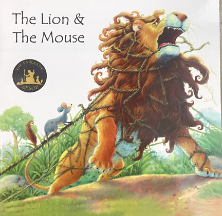 The Lion & The Mouse - Children Book, English, Pictorial, Aesop's ...