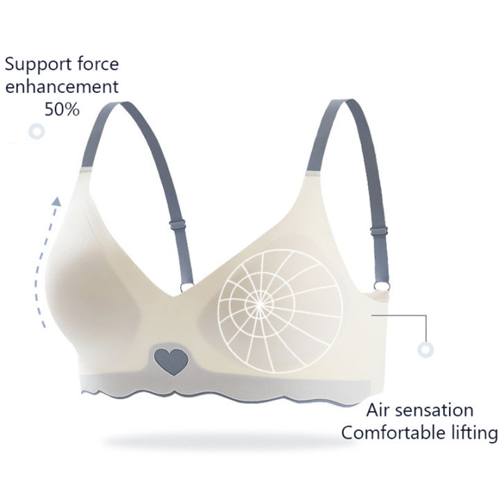 Hot Selling V Deep Bra Bra Seamless Cup 3 Cute Bra Ladies / 4 Ladies ...