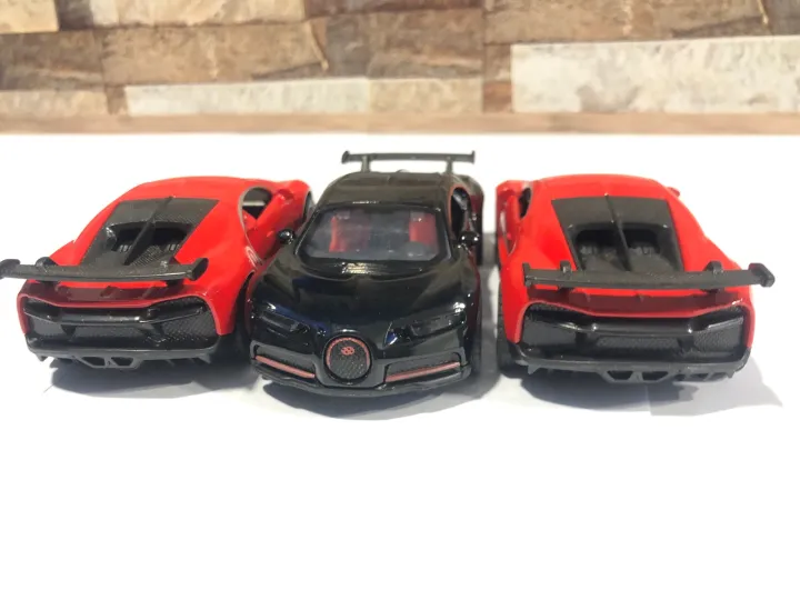 Bizzy 1pc bugatti sports car Scale 1:36 Alloy Toy Car Model Metal + ABS ...