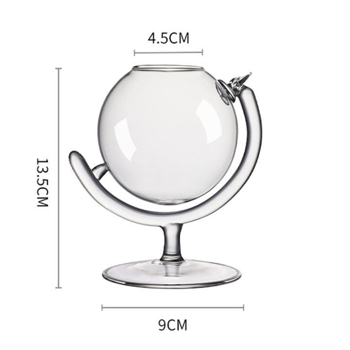 Creative Cocktail Glass Goblet Glass Globe Shape Bubble Cups Slanted ...