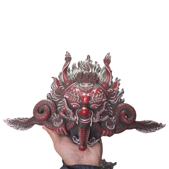 Big Red Wall Hanging Cheppu Carving 9x14 Inch | Daraz.com.np