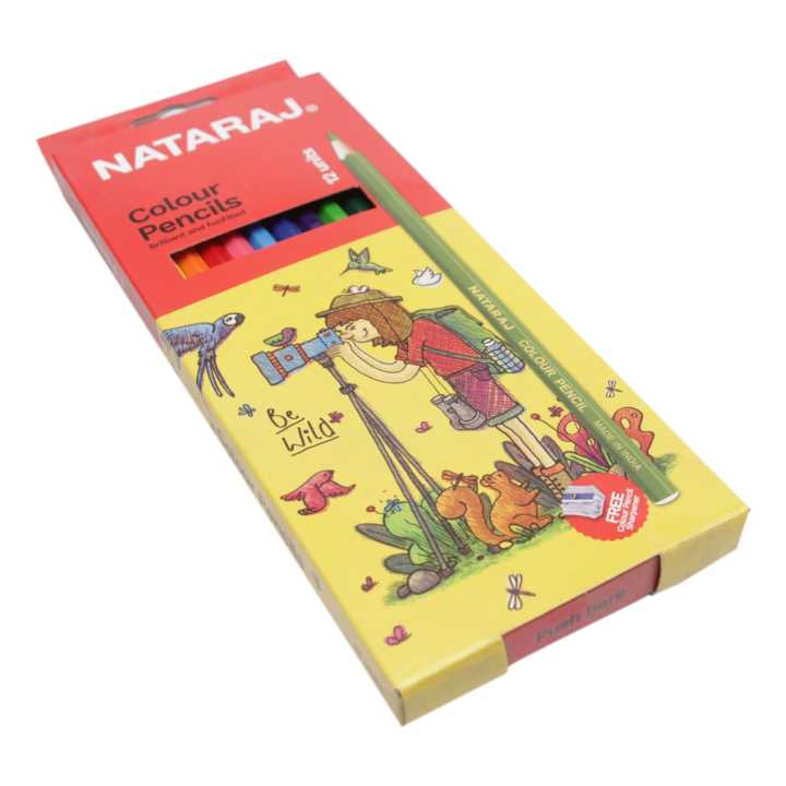 Nataraj Colour Pencils 12 Units | Daraz.com.np