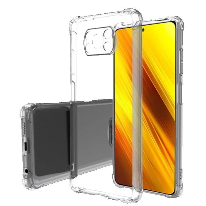 Mobihub Shockproof Clear Phone Case For Poco X2/K30, X3, M3, M5, F3 ...