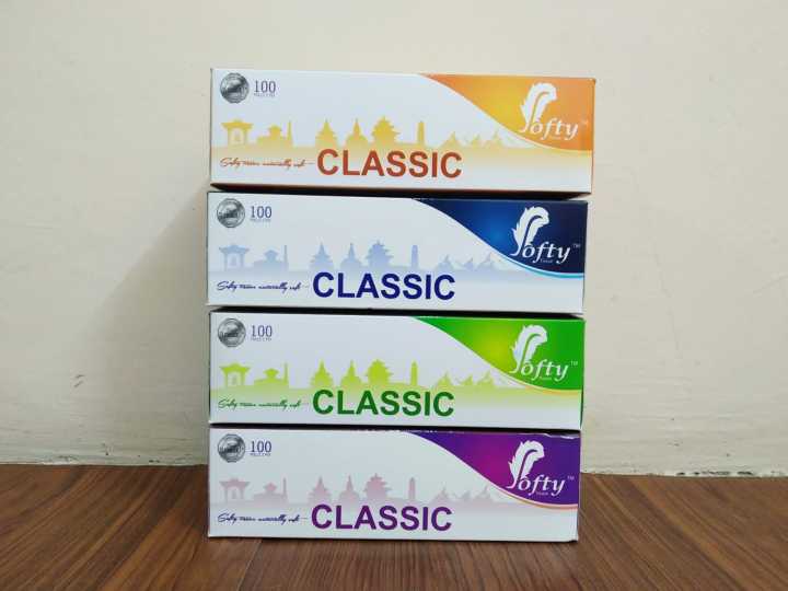 Softy Classic Facial Box Tissue 100 Pulls 200 Sheets | Daraz.com.np