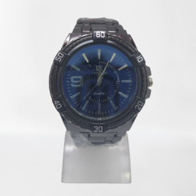 IK Collection Big Full Black Watch For Men | Daraz.com.np