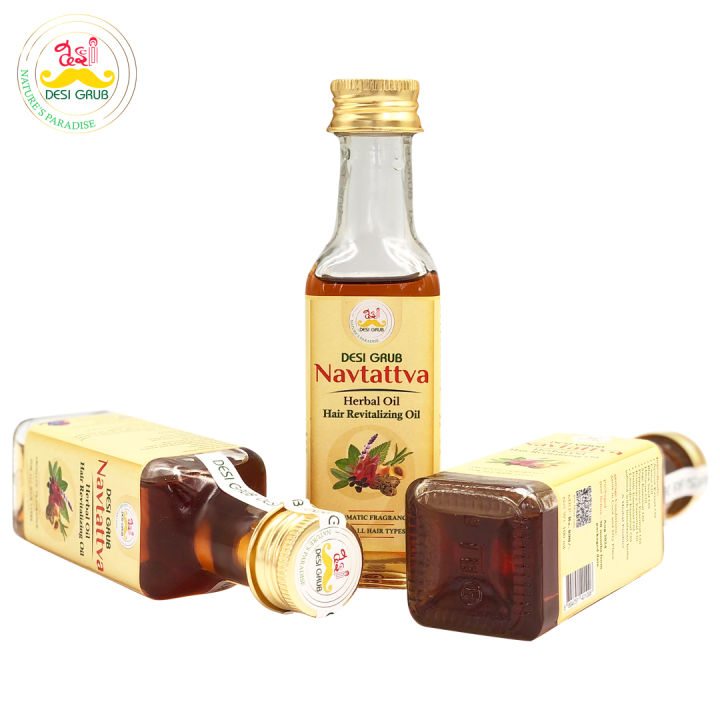 Desi Grub Navtattva Hair Revitalizing Oil 100ml | Hair Growth ...