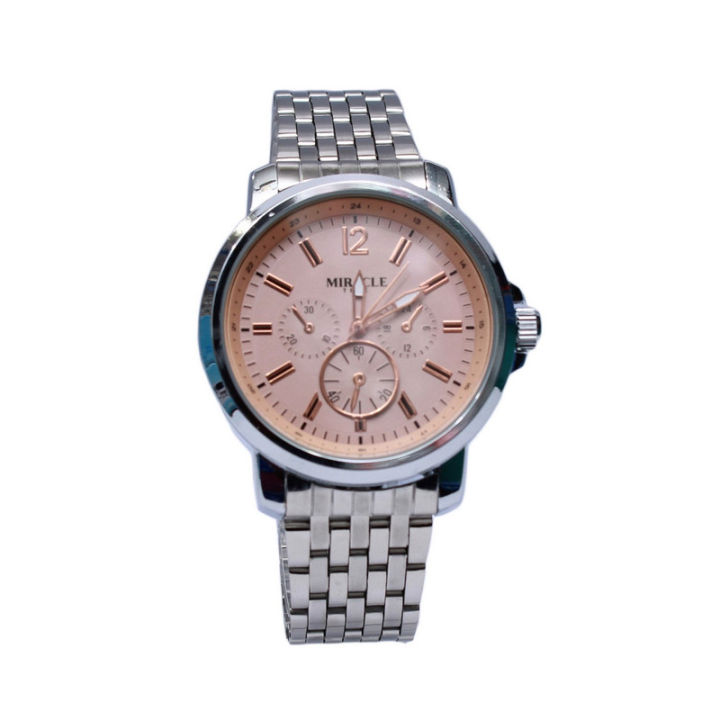 Miracle Time Plain Chain Watch for Men | Daraz.com.np