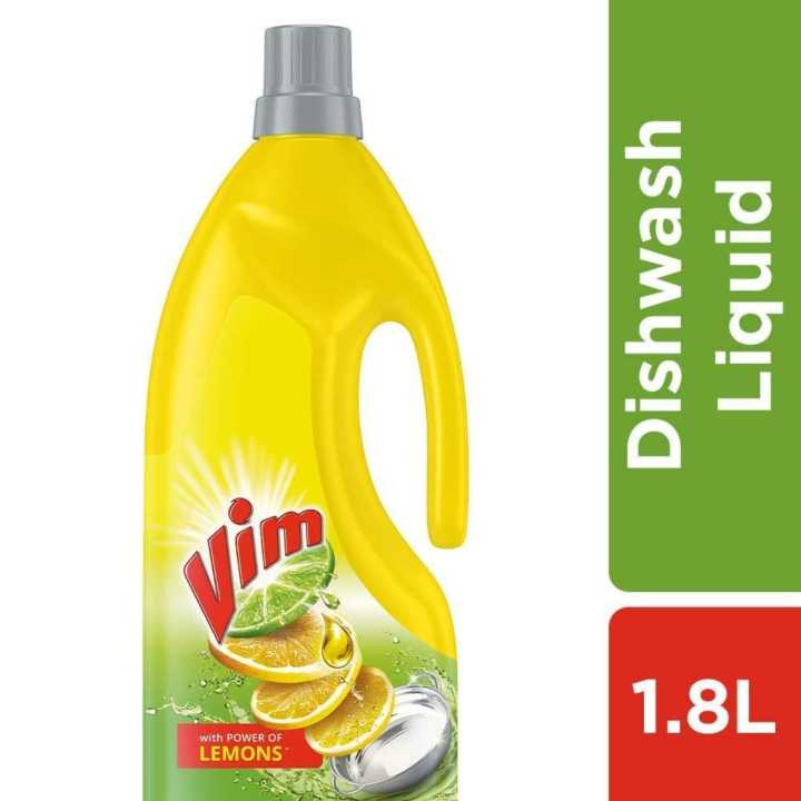 Vim Dishwash Liquid Gel Lemon 1.8l Can | Daraz.com.np