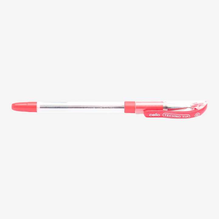 Cello Techno Tip Ball Pen (Red Ink ) Pack Of 10 | Daraz.com.np