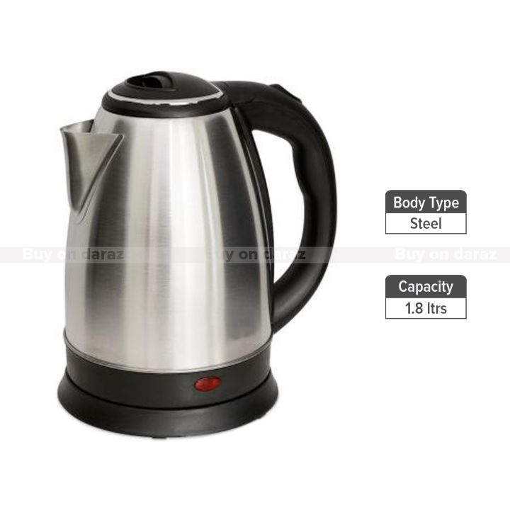 Electric Jug Stainless Steel Kettle Auto Off Cordless | Daraz.com.np