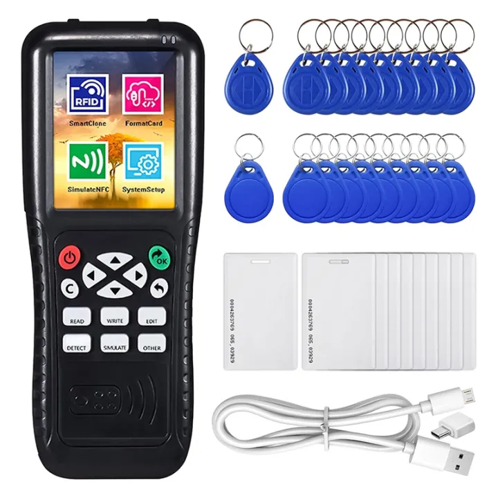 NCANRUI RFID ID Duplicator Copier Decode Function Smart Card Key ...