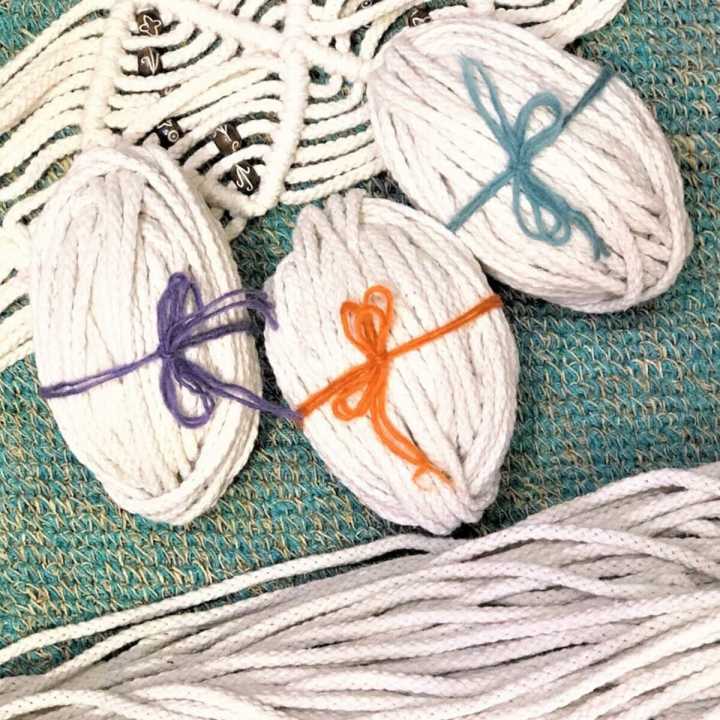 100% Cotton Mcrame Rope / Yarn (6mm, 20meter) | Daraz.com.np